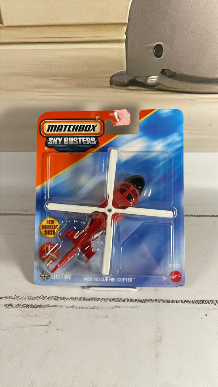 Самолет Matchbox 2025 Sky Busters MBX Rescue Helicopter JDJ05 (ID ...
