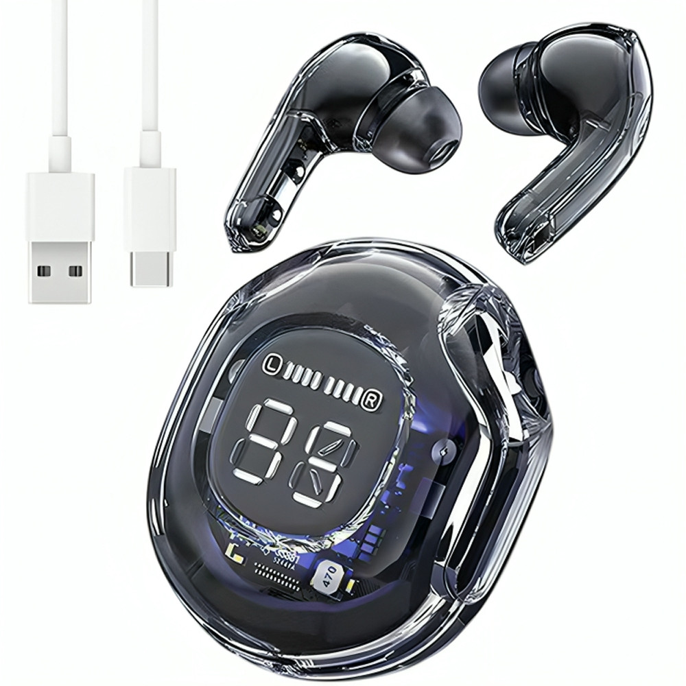 Бездротові навушники Bluetooth, 300 мАг, USB, TWS Air 31, Чорний / Блютуз навушники / Вакуумні ...