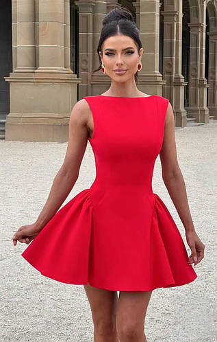 Хрупкое и изысканное платье с открытой спинкой красный (ID#2586625151), цена: 680 ₴, купить на ...