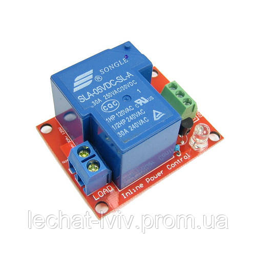 1-Channel 5V 30A Relay Module for Arduino Одноканальный 30A релейный ...
