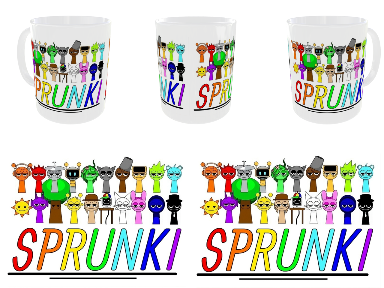 Чашка Спрункі (чашка зі Sprunki) - подарунок дитині (ID#2546663078 ...