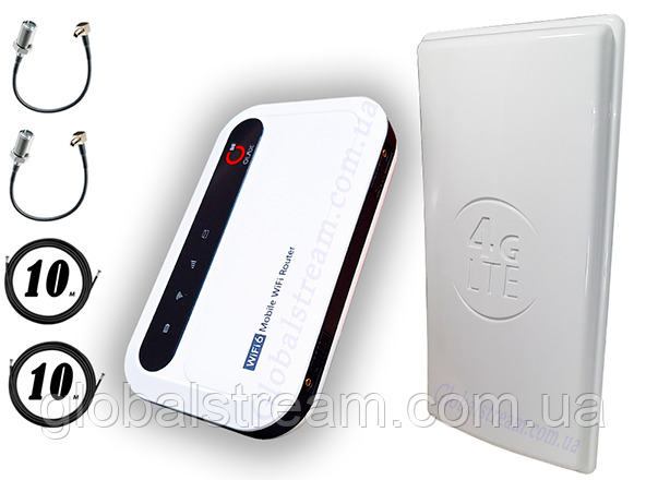 Повний комплект 4G WiFi роутер Olax MF985 з акумулятором 3000 mAh ...