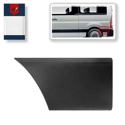 Молдинг крыла Renault Master 3 на заднюю левую арку короткий 768F20005R ...