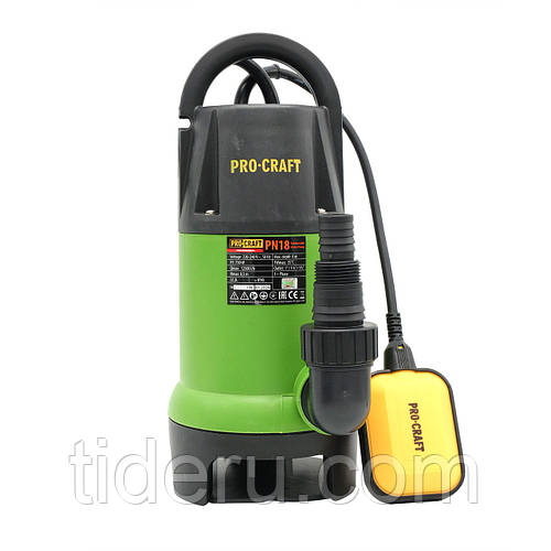 Дренажно-фекальний насос Procraft PN18 (ID#2548659319), цена: 1560 ...