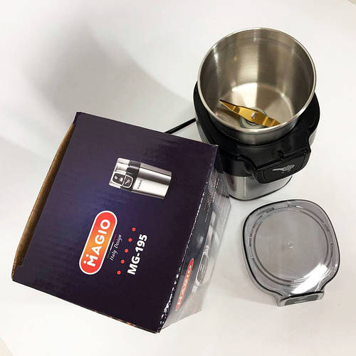 Потужна кавомолка для подрібнення MAGIO MG-195 (300 Вт), Ручна кавомолка, Кавомолка ML-908 для ...