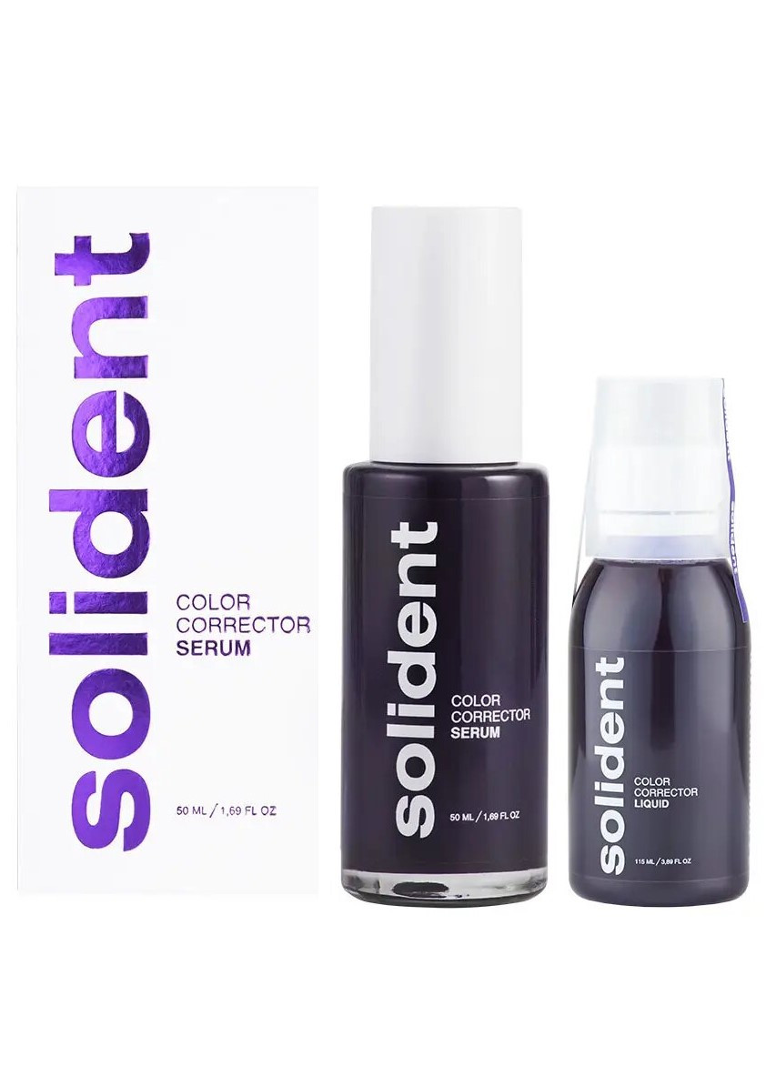 Сет для отбеливания зубов Solident сыворотка 50 мл + ополаскиватель для ...