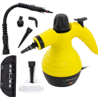 Ручной пароочиститель с насадками для дома Esperanza Storm EHS001 Пароочиститель для дивана ...