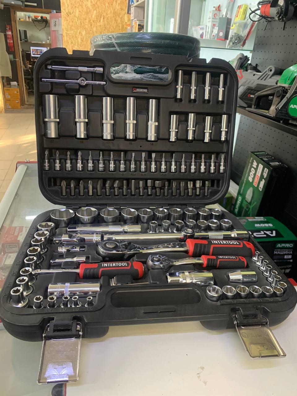 Набір інструментів 1/2"&1/4" 110 од. STORM, Cr-V ІНТЕРТУЛ ET-8110 (довговий інструмент), ціна ...