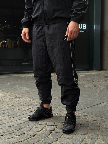 Мужские спортивные штаны Nike Solo Swoosh MenS Track Pants Black ...