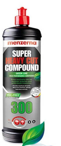 MENZERNA Super Heavy Cut Compound 300 Green Line Високоабразивна полірувальна паста 500 г на ...