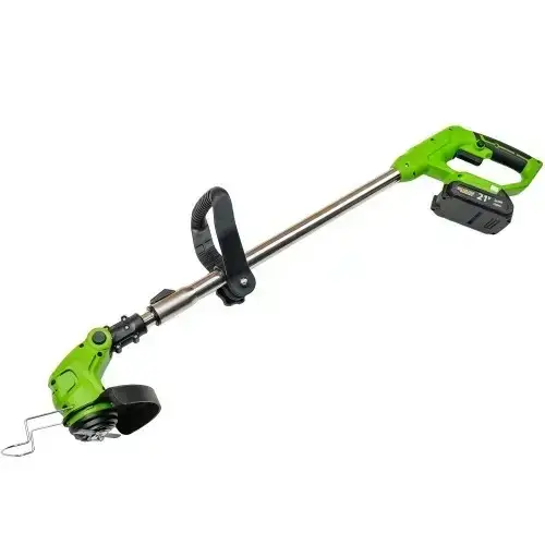 Потужний тример для підрізування трави + 2 АКБ Procraft PTA24, Портативна садова косарка ...