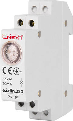 E.NEXT Индикатор на DIN-рейку e.i.din.220.white, белый,p059005,, цена ...