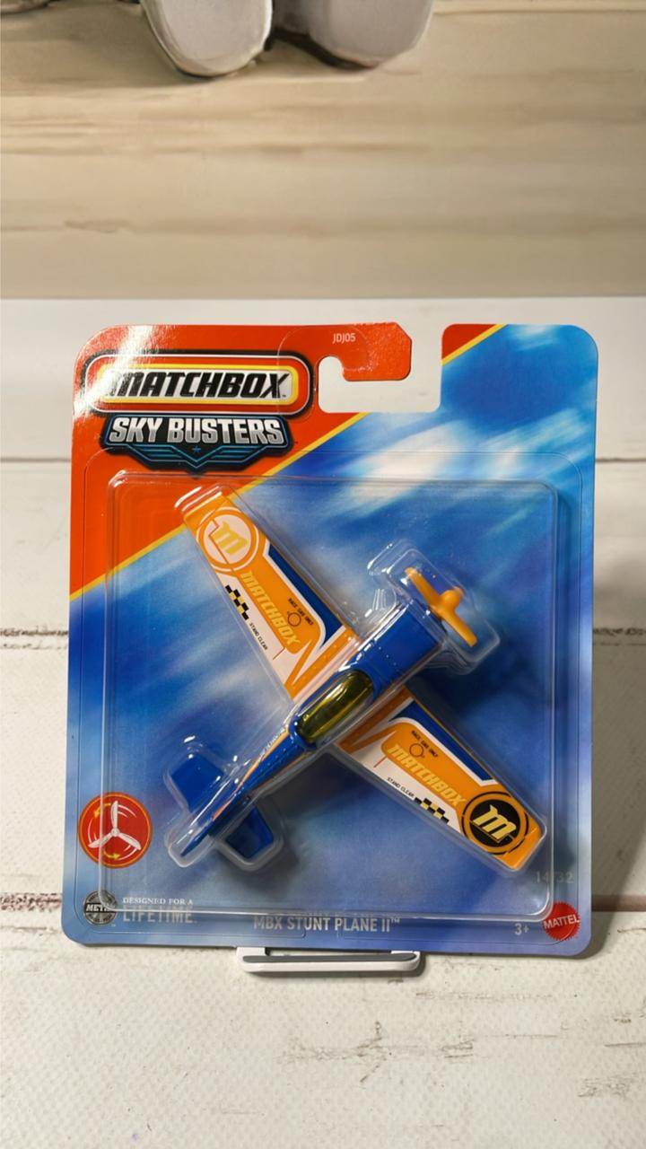 Літак Matchbox 2025 Sky Busters MBX Stunt Plane II JDJ05 (ID ...
