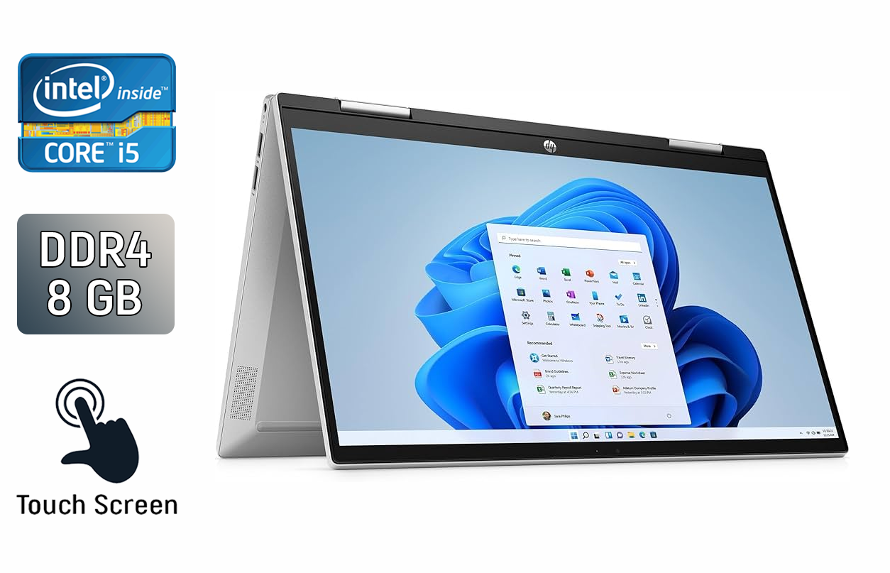 Ноутбук Б-класс HP Pavilion x360 15-er0051nr/ 15.6" 1920x1080 Touch/ i5 ...