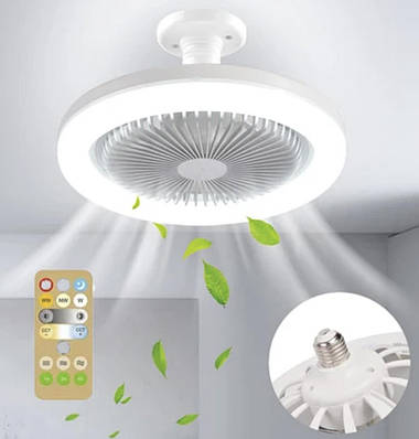 Світлодіодна люстра з вентилятором у патрон Multi-Function Fan Light ...