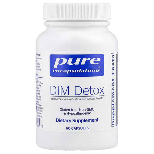 ДІМ детокс, DIM Detox, Pure Encapsulations, підтримка детоксикації ...