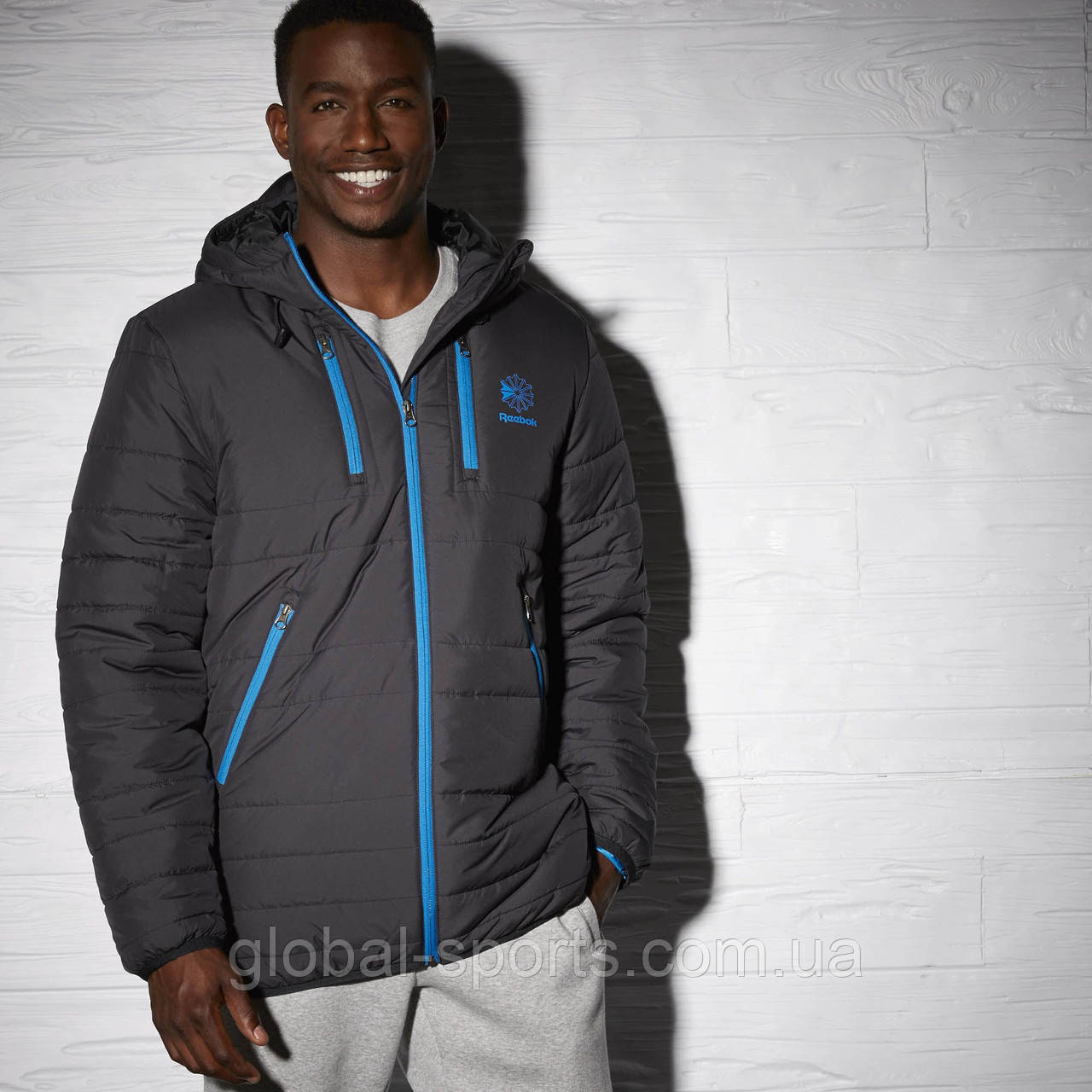 Мужская куртка Reebok PADDED MID 2 JACKET (Артикул:AY1253): продажа ...