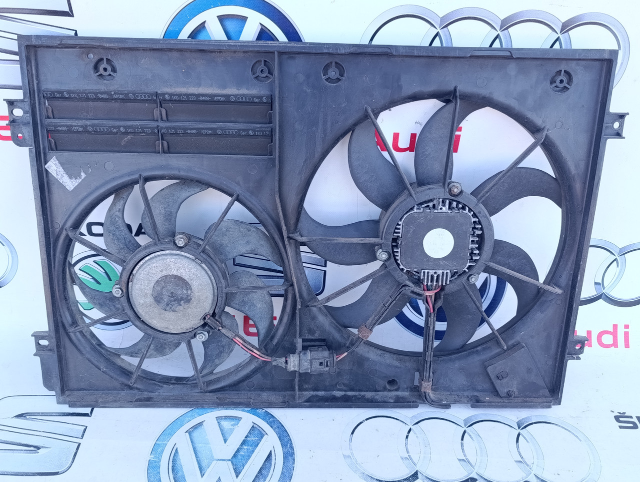 Дифузор з вентиляторами Volkswagen/Skoda/Seat/Audi 1K0121207BC ...