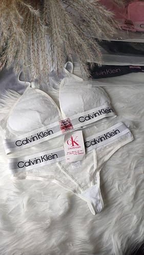 Женское нижнее белье Calvin Klein, комплект белья Келвин (ID#2556804155 ...