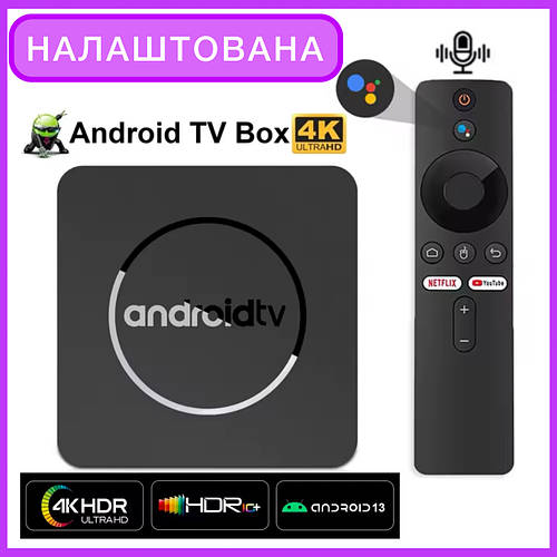 Смарт ТВ приставка Q10 4+32 Гб Android 14 TV Box - Налаштована Андроід ТВ (ID#2557082237), цена ...