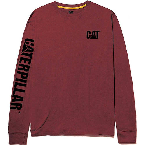 Кофта Caterpillar Trademark Banner Longsleeve Brick Red S (1103-1510034 ...