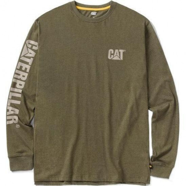 Кофта Caterpillar Trademark Banner Longsleeve M Olive (1103-1510034 ...