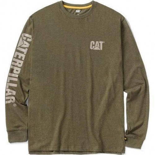 Кофта Caterpillar Trademark Banner Longsleeve M Olive (1103-1510034 ...