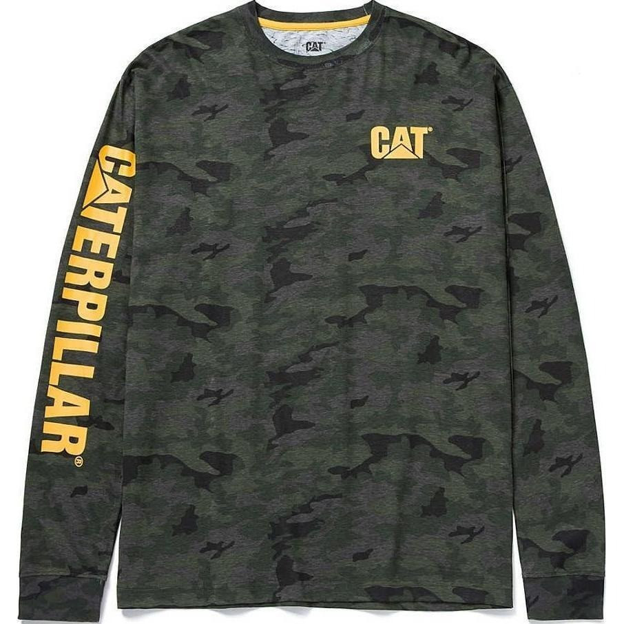 Кофта Caterpillar Trademark Banner Longsleeve Camo L (1103-1510034 ...