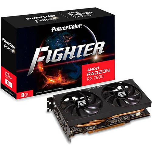 Видеокарта AMD Radeon RX 7600 8GB GDDR6 Fighter PowerColor (RX 7600 8G ...