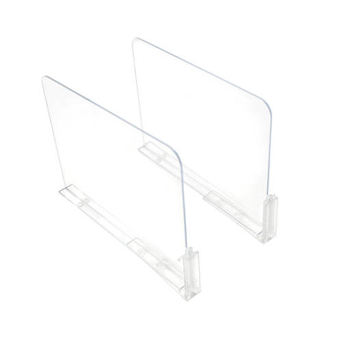 Розділювач-органайзер "Homax" для полиці прозорий пластик, 2 шт., 28 ...