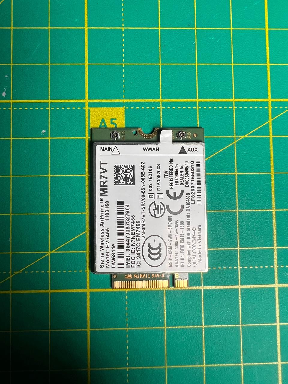 Модем 4G LTE Sierra Wireless AirPrime EM7455 (3P10Y) m.2 для ноутбуків ...