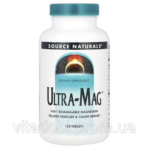 Магний комплекс Ультра-Маг Source Naturals (Ultra-Mag Magnesium Complex ...