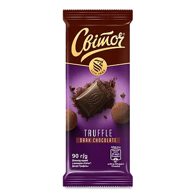 Шоколад Світоч Десерт Тiрамісу чорний 85 г (4823000917378) (ID ...