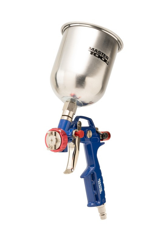 Фарбопульт пневматичний MASTERTOOL HP FEED ВАЛБ 600 мл Ø 1,5 мм круглий/плоский факел 120-170 л ...