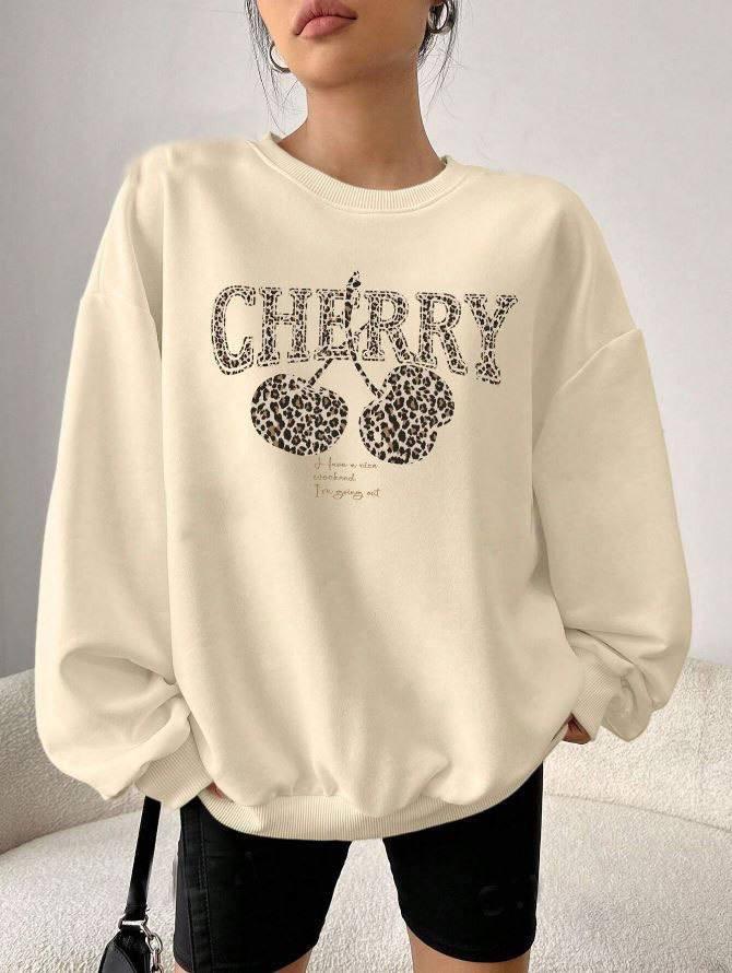 Женская удобная кофта Cherry трехнить на флисе 1(42-46), 2(48-52) (ID ...