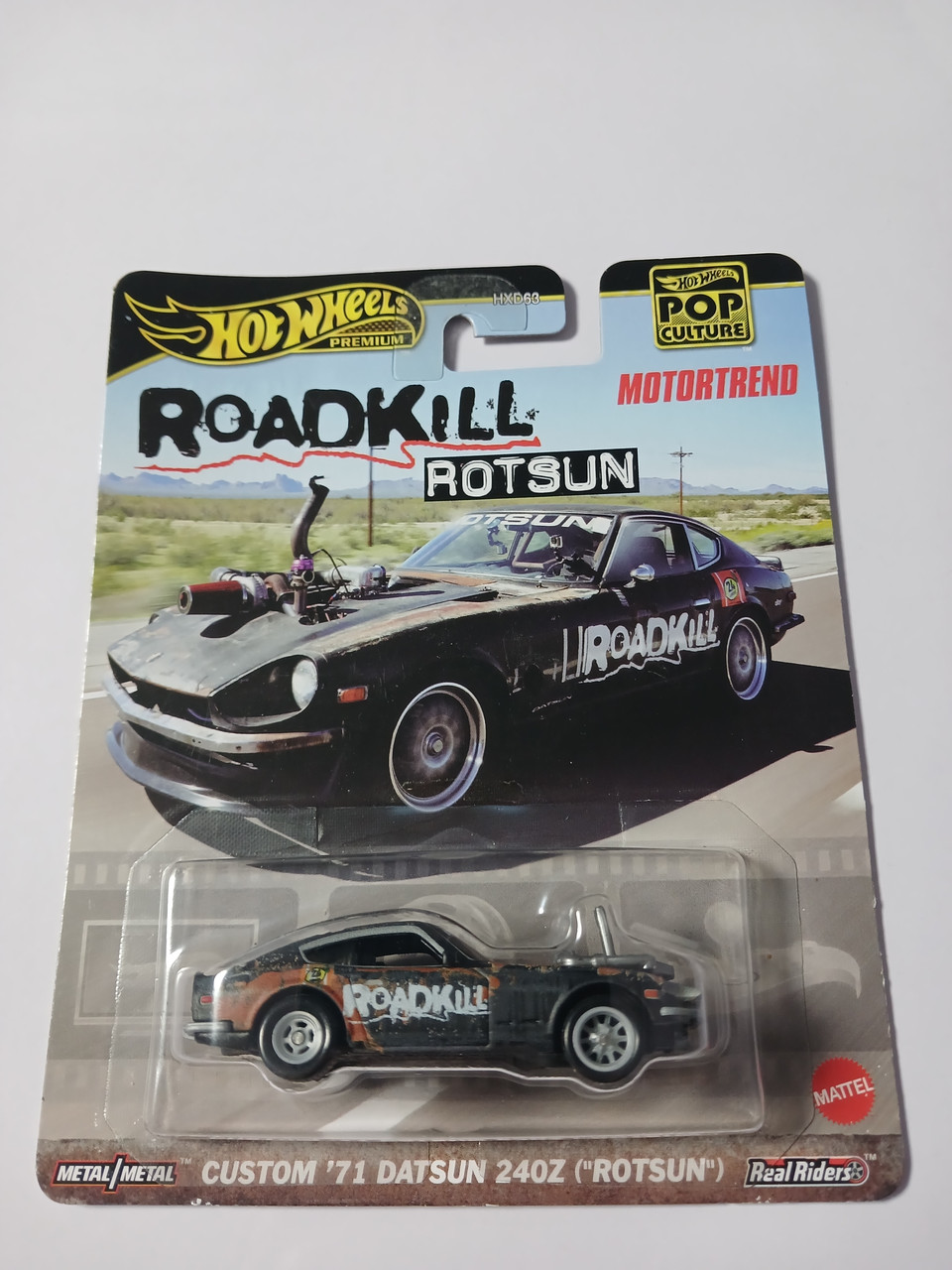 Автомобіль Hot Wheels PREMIUM - Custom '71 Datsun 240Z Roadkill Rotsun ...