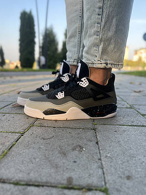 Кросівки чоловічі Jordan 4. Nike Air Jordan 4 Stelth Сірий 44, ціна: 2113 ₴, купити на Prom.ua