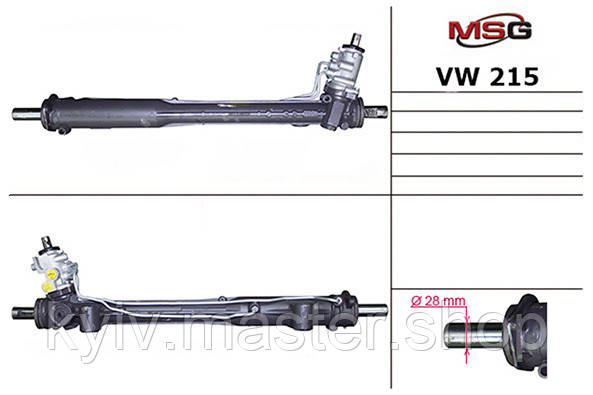 Рульова рейка з ГУР VW215 VW Touareg 02-10, Amarok 10-22; AUDI Q7 05-15 ...