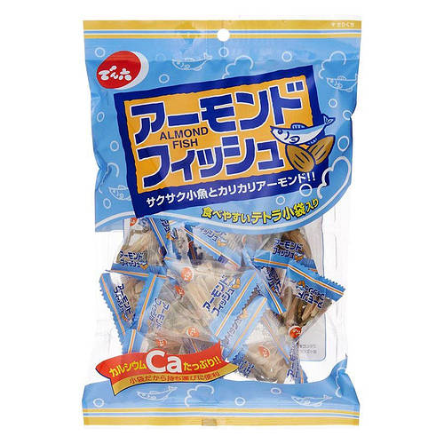 DENROKU Almond Fish миндаль с сушеными мальками, 72 гр Япония Japan ...