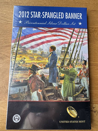 Срібний комплект монет 2012 року на честь 200-річчя "Star-Spangled ...