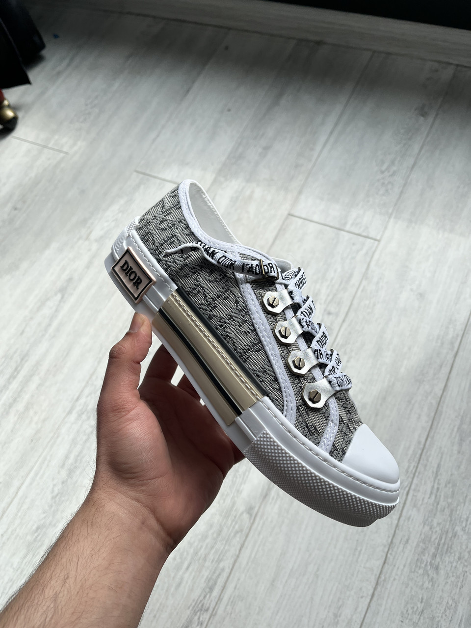 Dior B23 Low Logo сірий, цена: 1750 ₴, купить на Prom.ua