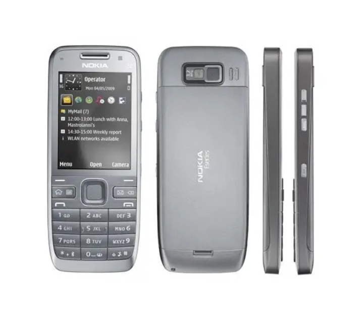 Мобильный телефон Nokia E52 Silver 2.4" 3.2 Мп 1500 мАч 3G GPS, нокиа ...