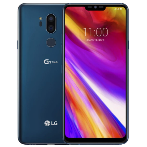 Смартфон LG G7 ThinQ G710 4/64GB Blue 6.1" 3120x1440 IPS 1SIM 16 Мп ...