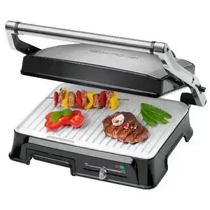 Притискний гриль MONTE MT-3307 2000 Вт, антипригарне покриття, 4 рівні прожарювання (ID ...