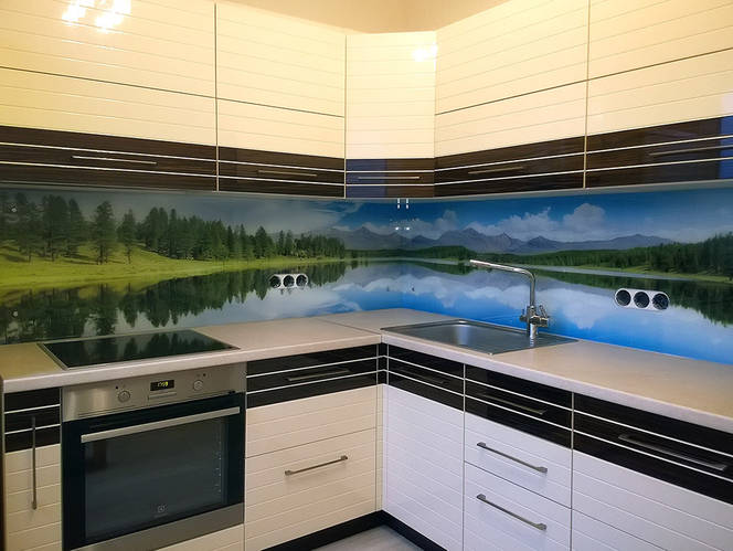 Фотопанель для кухни из стекла / Скинали (ID#462490483), цена: 2500 ...