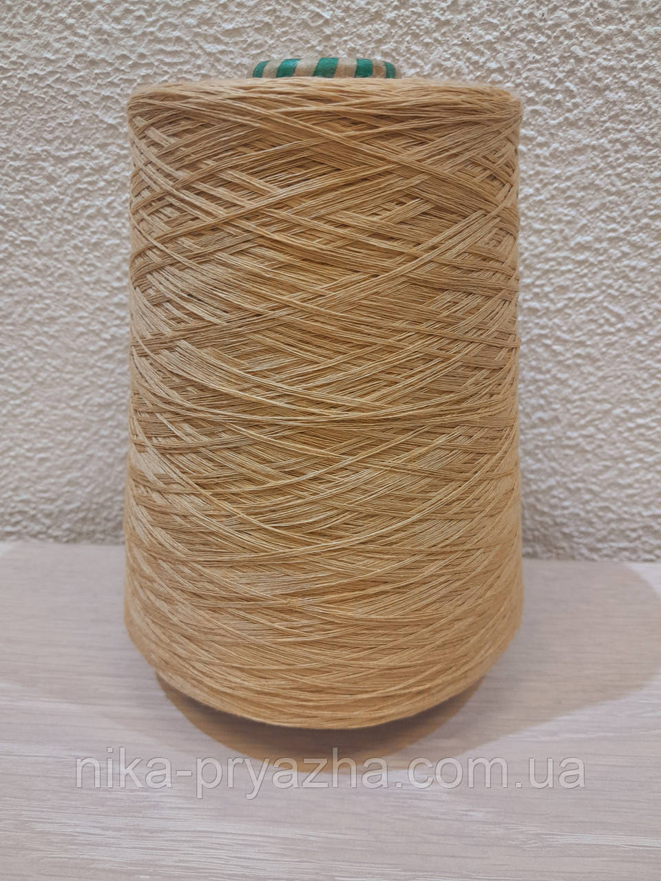 Італійська бобинная пряжа Льон від Pool Filati art Sabbi 100% Льон 650м ...
