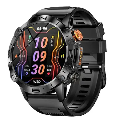 Смарт-часы Modfit Combat Black Army-высокой автономностью, пульсометром и совместимостью с ...