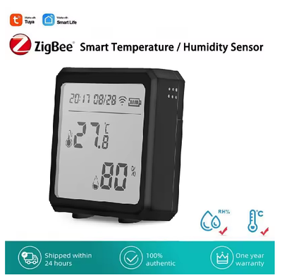 Розумний датчик температури та вологості Zigbee, Tuya, Smart life, ціна: 200 ₴, купити на Prom.ua
