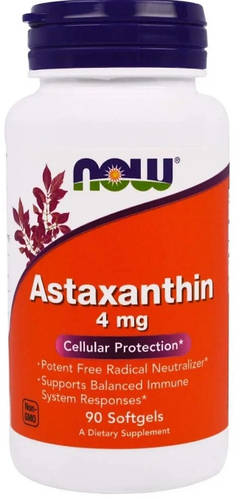 Астаксантин Now Foods Astaxanthin 4 мг 90 гел капс (ID#2453759393 ...