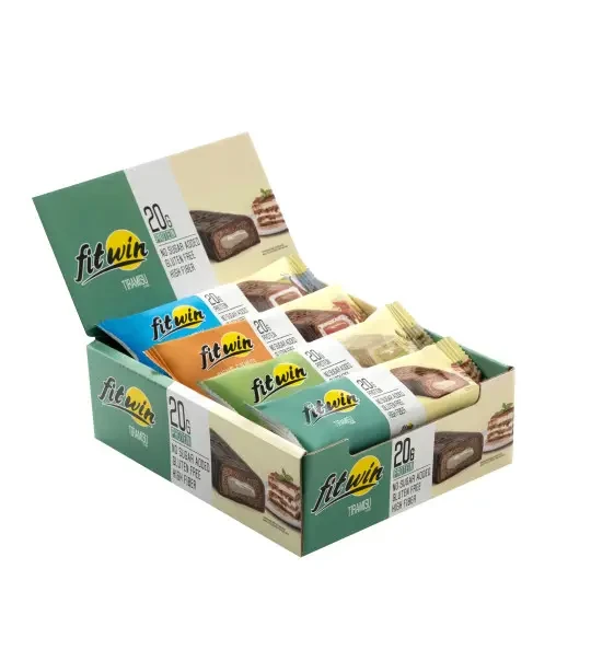Протеиновый батончик FitWin 33% з начинкою, БЕЗ ЦУКРУ мікс смаків 12x60 г, цена: 756 ₴, купить ...